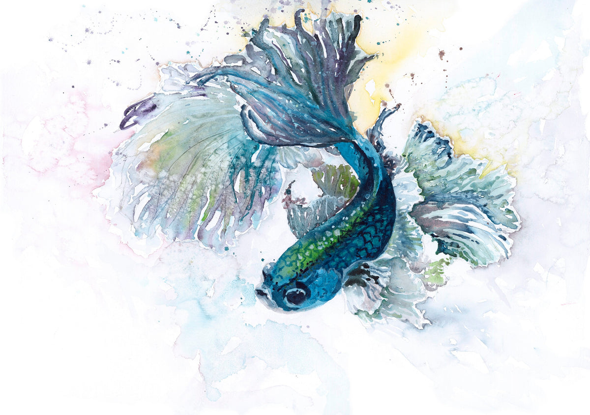 Siamese Fighter 1 – Natalie Bowden Art